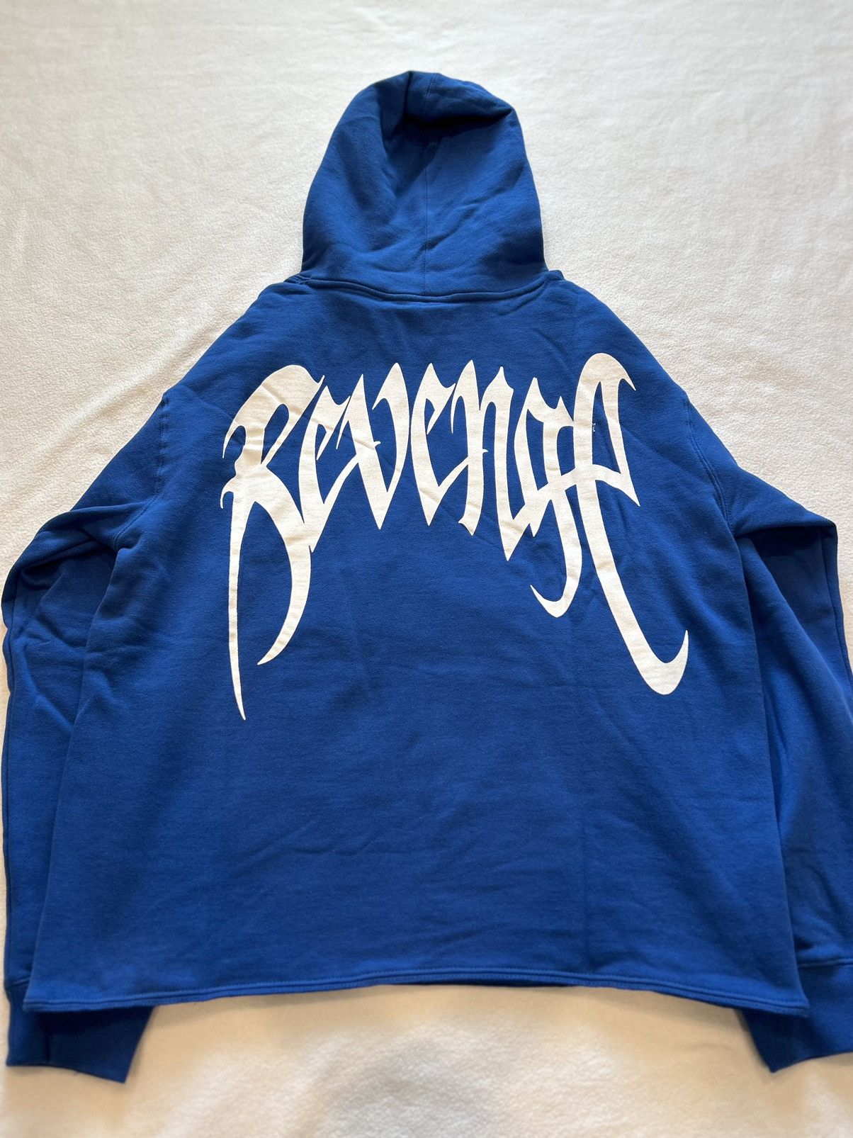 Revenge Juice Wrld Revenge blue Hoodie | Grailed