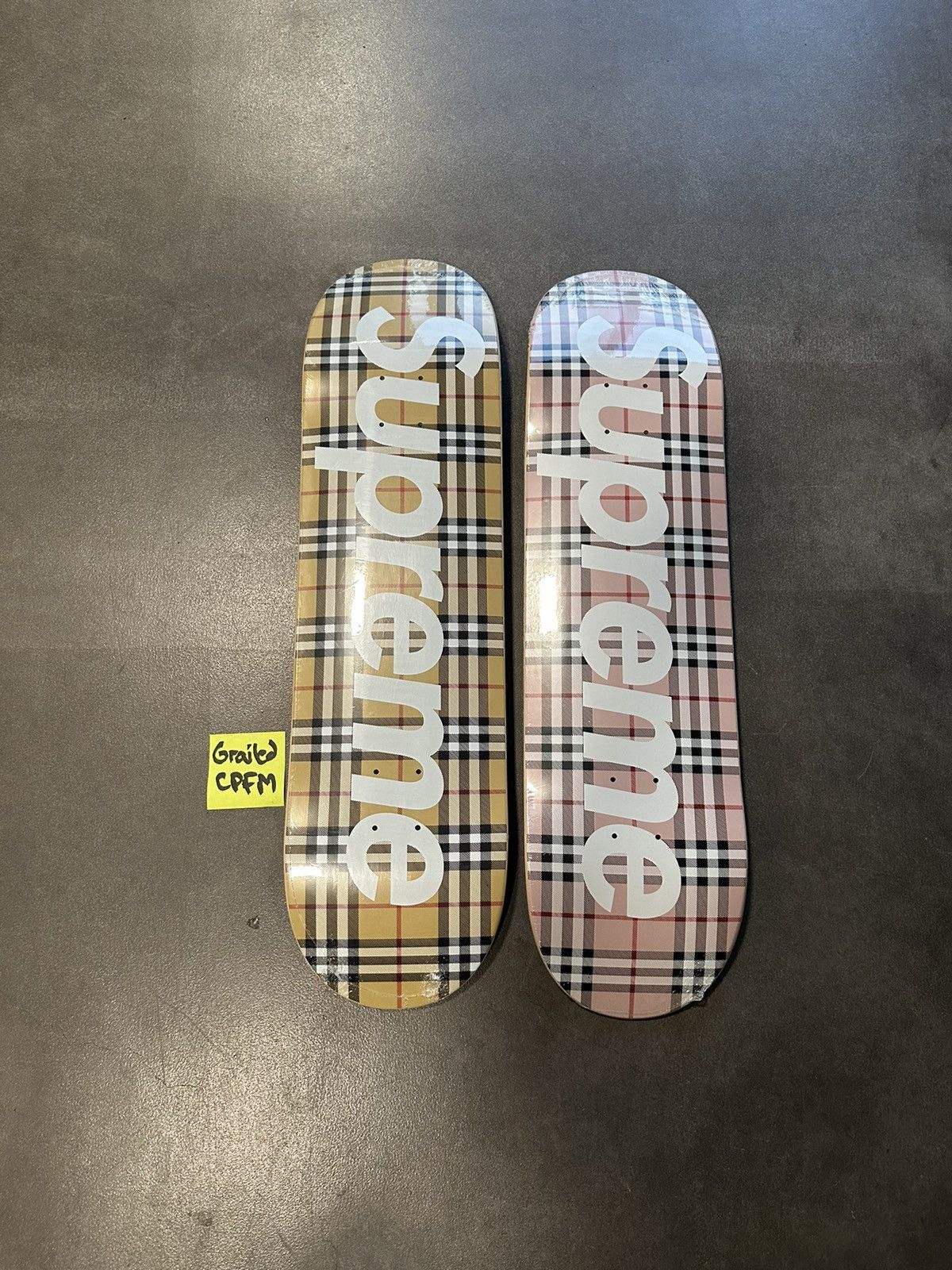 Burberry × Supreme Supreme Burberry Deck Set | Grailed