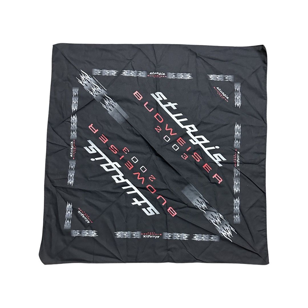 Vintage Vintage Budweiser Sturgis Motorcycle Rally Bandana | Grailed