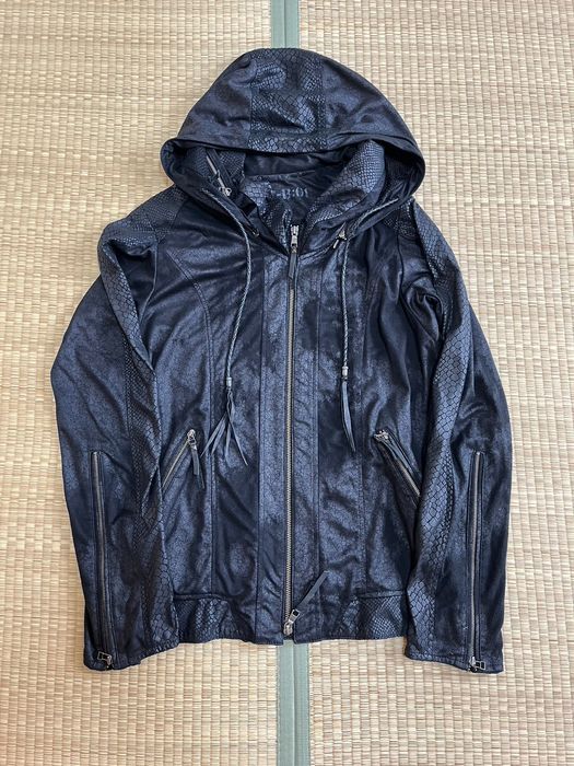 14th Addiction 14th addiction Python Colored Parka Removable Hoodie | Grailed