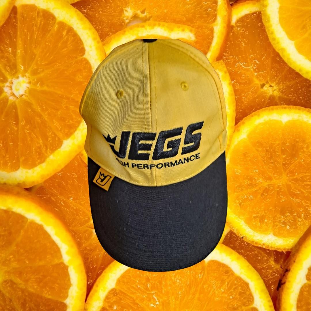 Designer Jegs High Performance Yellow and Black Adjustable Hat | Grailed
