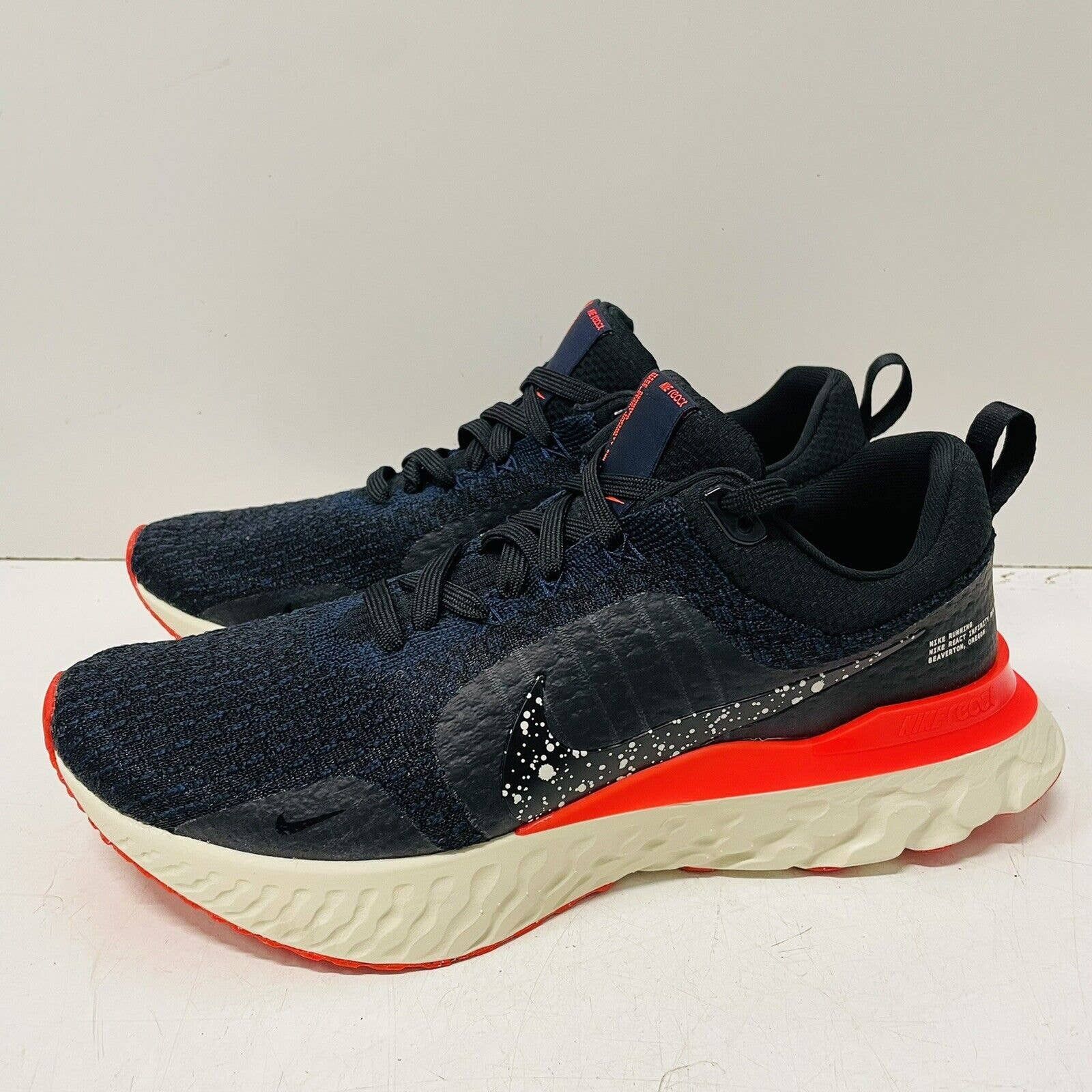 Nike Nike React Infinity Run FK3 Mens 11 Black/Obsidian Running | Grailed