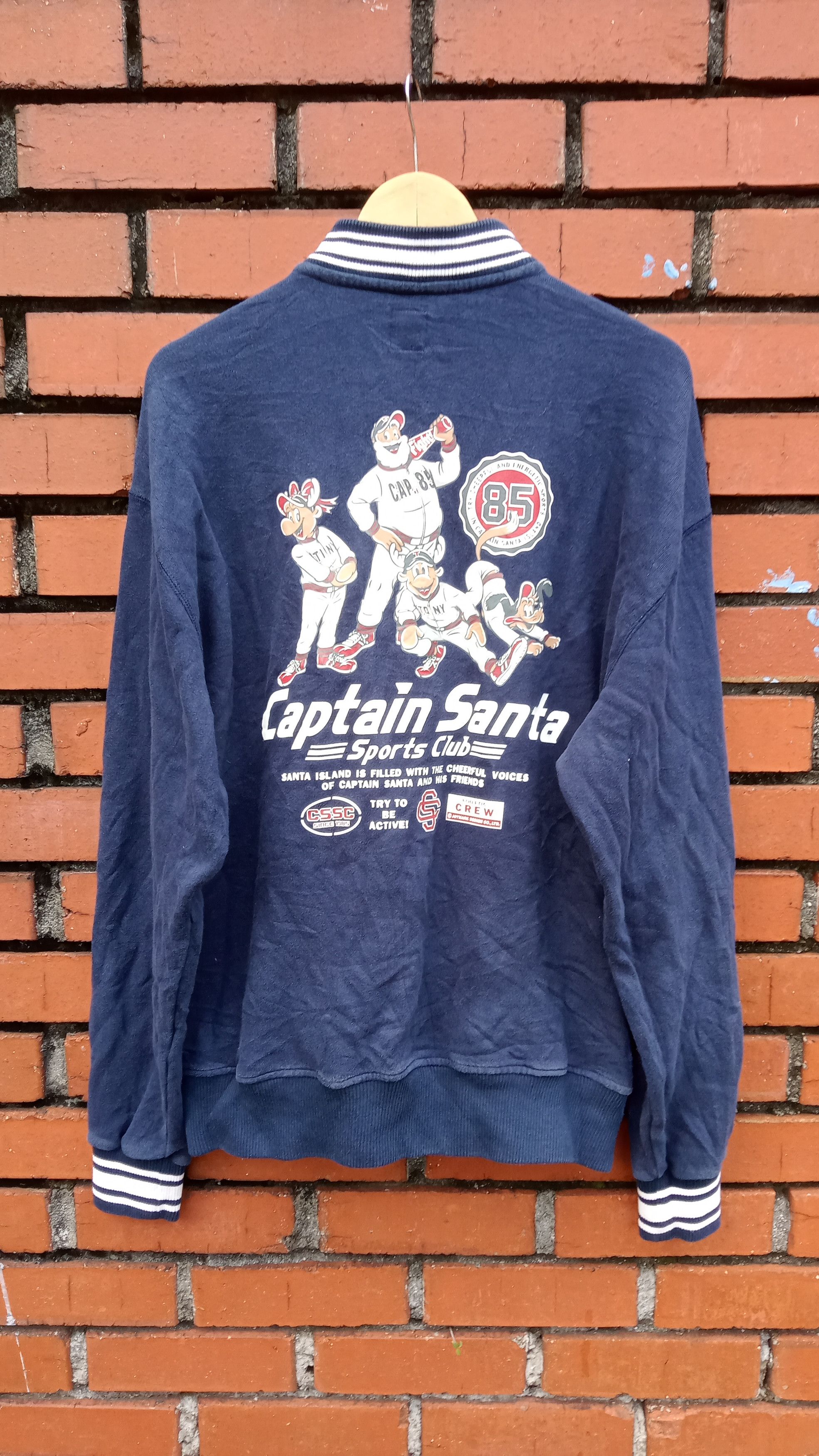 Captain Santors × Streetwear × Varsity Jacket Vintage Captain Santa ...