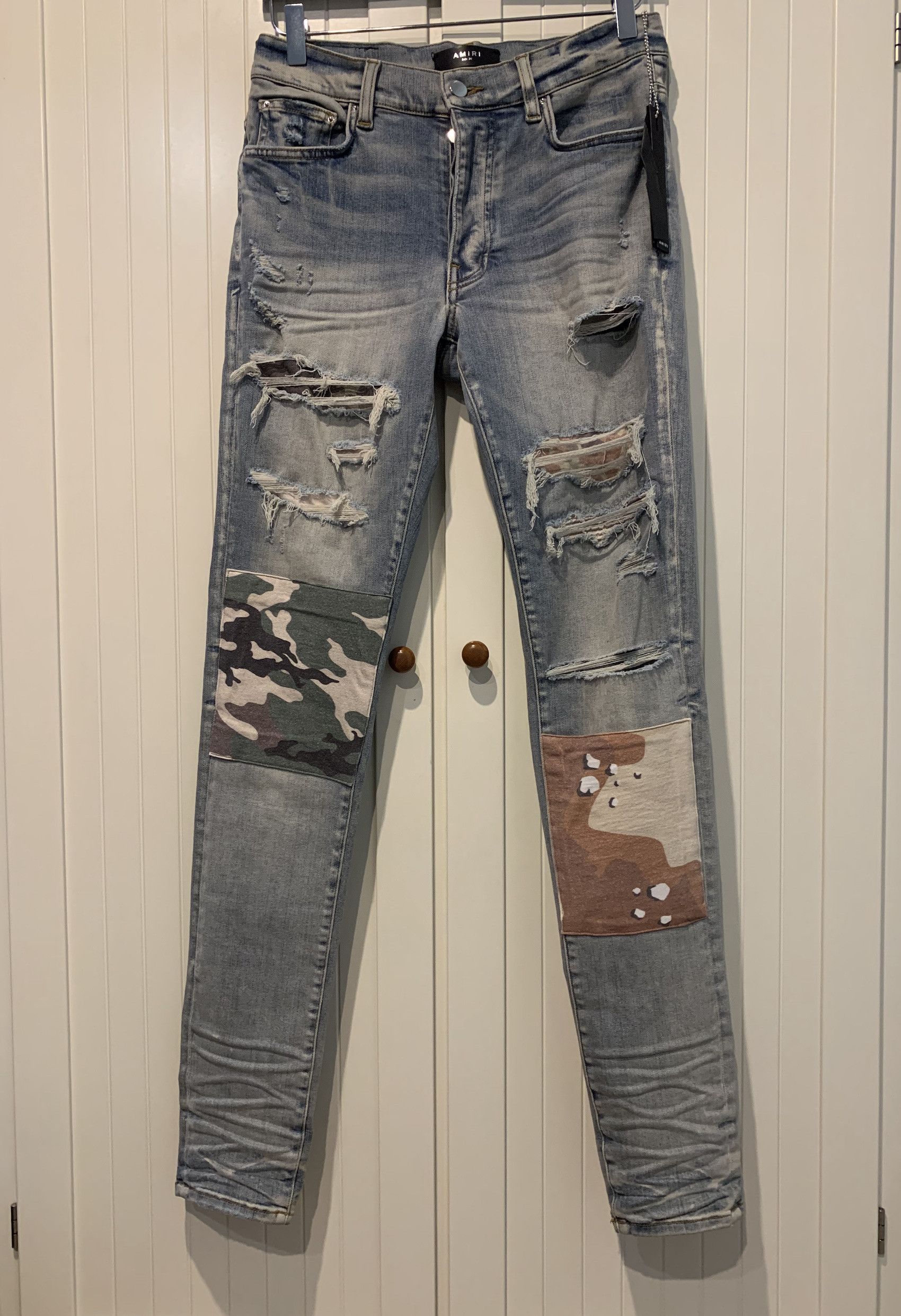 Amiri FINAL DROP / SS'21 Jeans Military Art Patch | Grailed