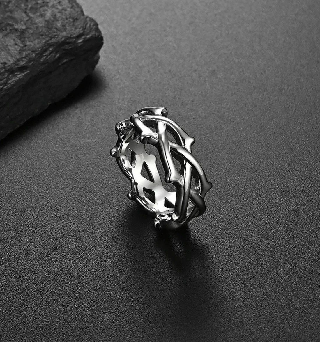 Vintage Tribal Thorns Ring Spike Graffiti Goth Punk Rock Jewelry | Grailed