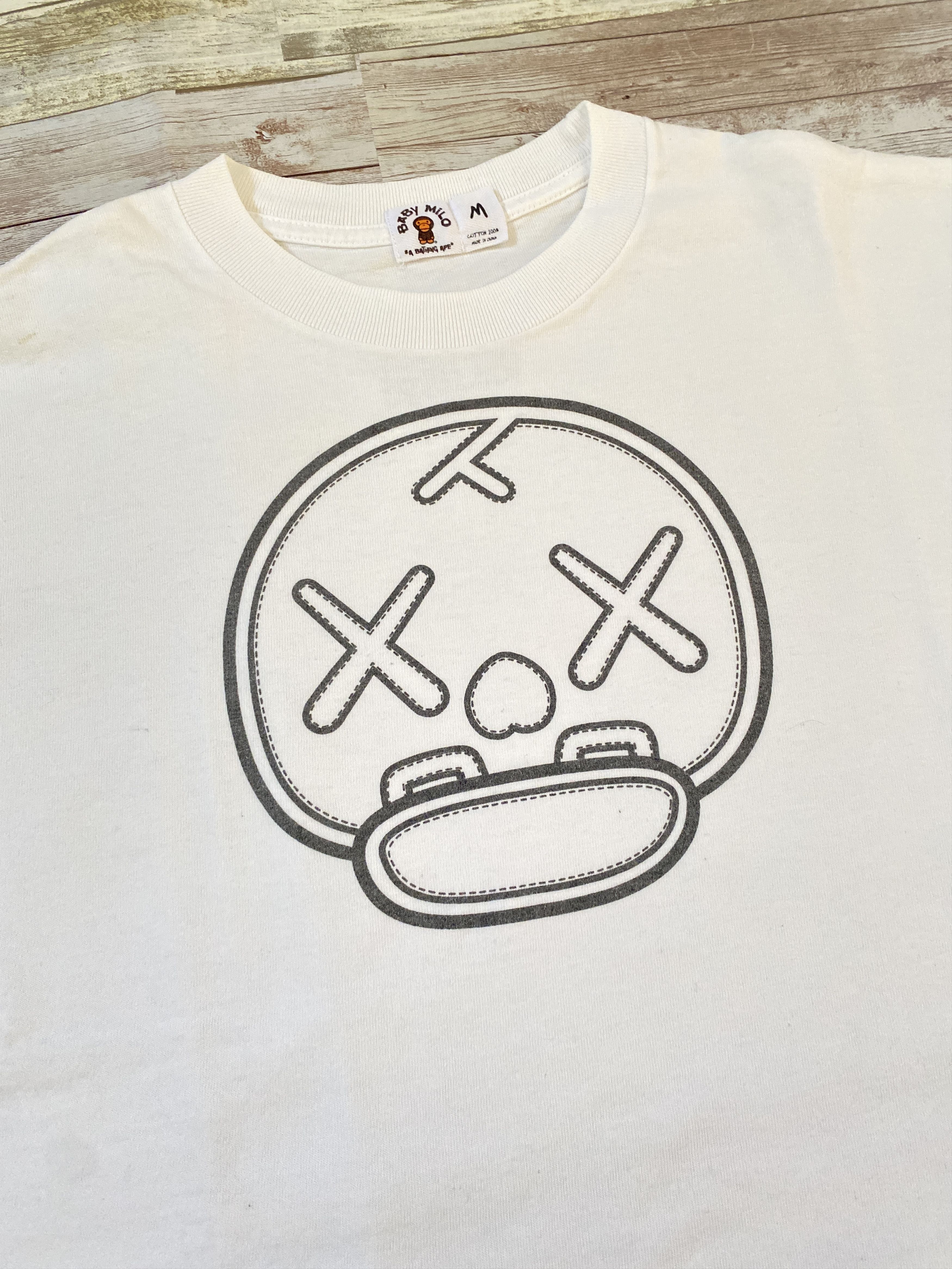 Bape Baby Milo Skull Tee | Grailed