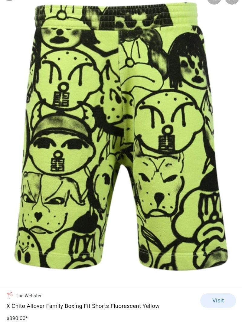 Givenchy Chito x Givenchy Graffiti Shorts | Grailed