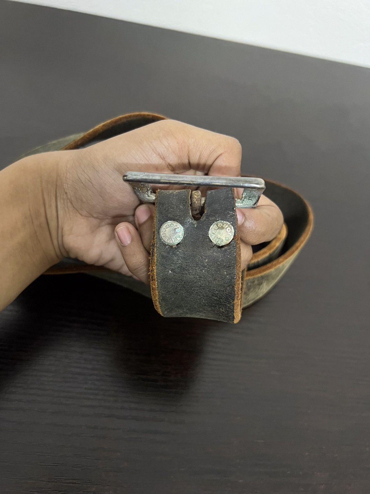 Leather Unbrand Leather Buckle Belt | Grailed