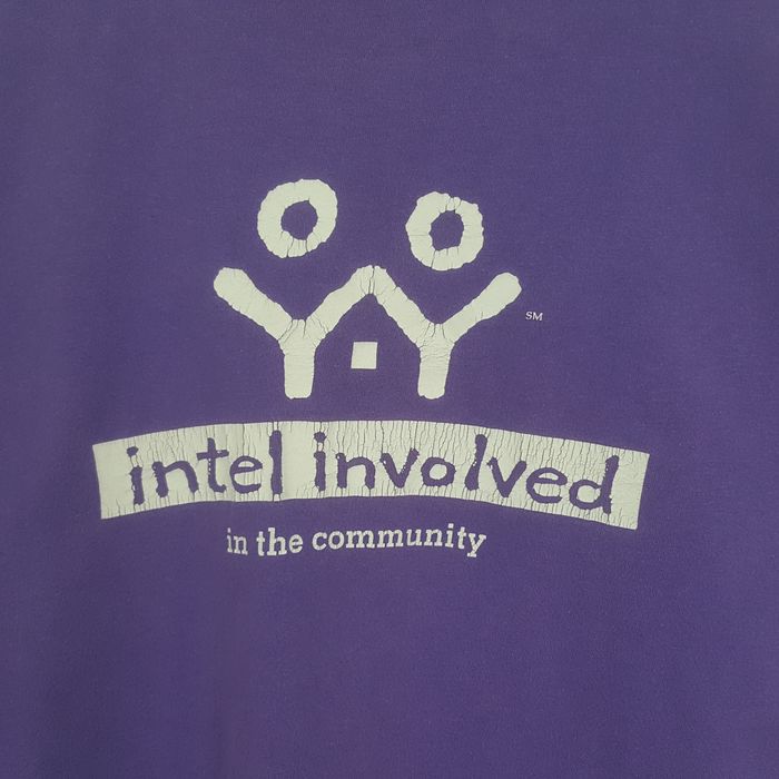 Vintage Vintage INTEL Involved Computer Microsoft Tshirt | Grailed