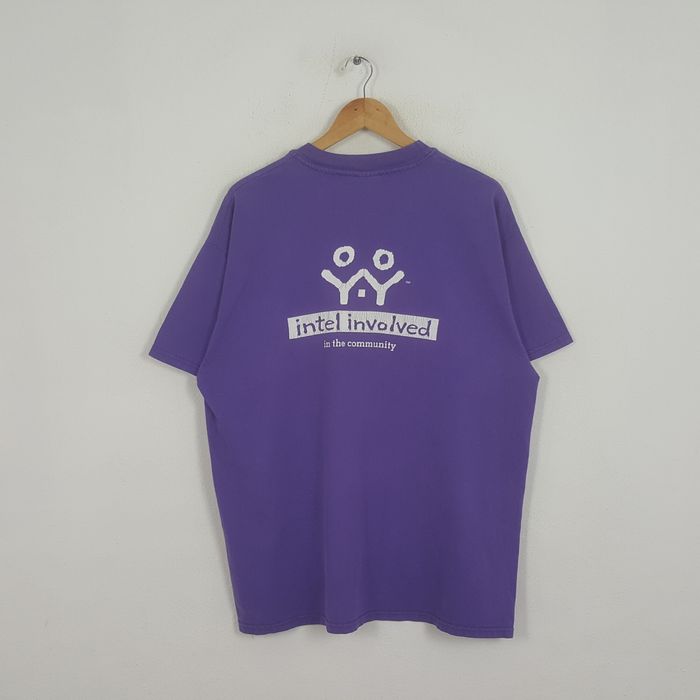 Vintage Vintage INTEL Involved Computer Microsoft Tshirt | Grailed