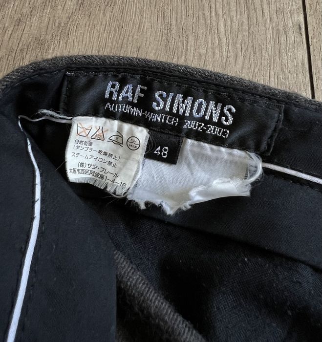 Raf Simons AW2002-2003 Raf Simons Virginia Creeper Wool Runway Trousers ...
