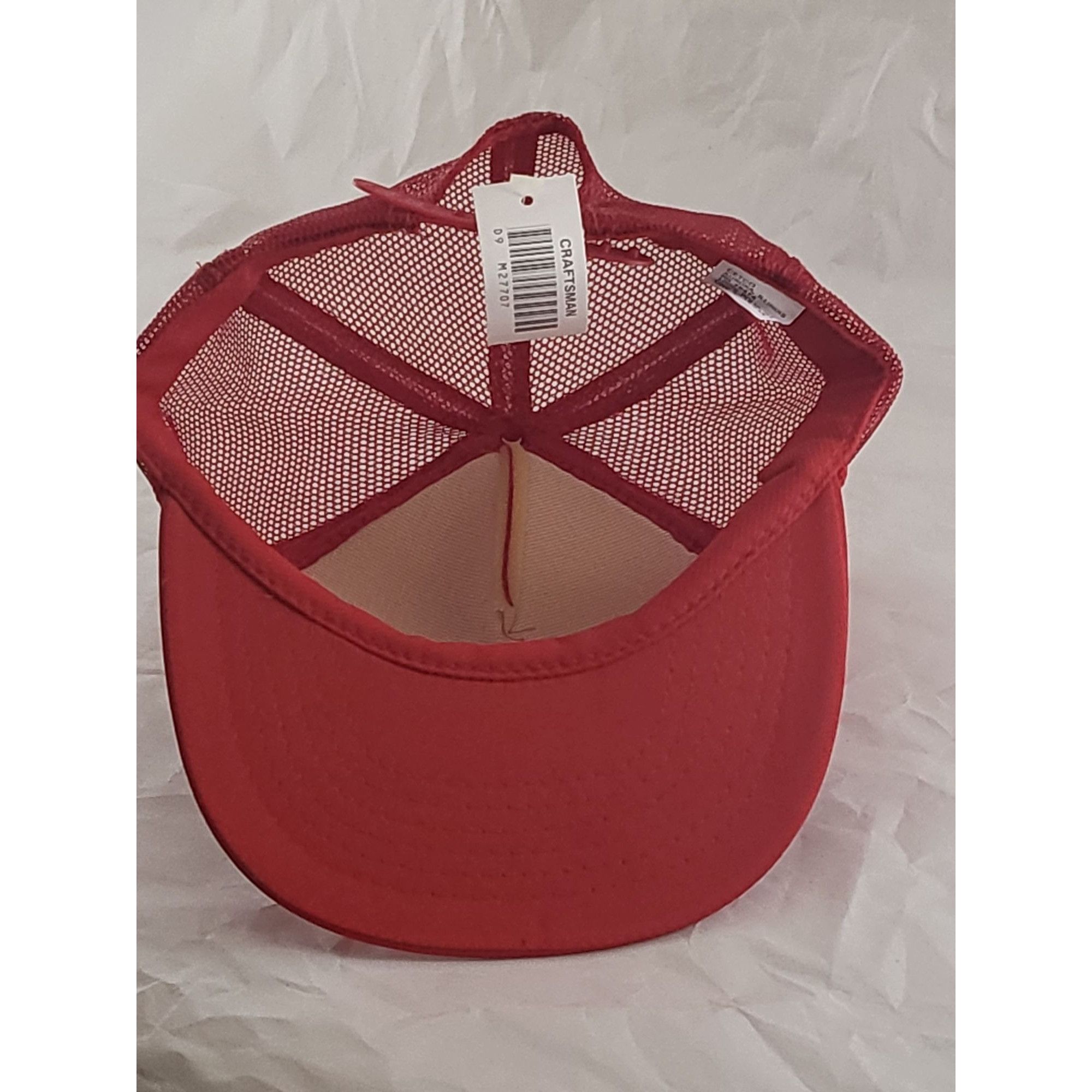 Craftsman Craftsman Vintage Red And White Trucker Snapback Rope Hat OS ...