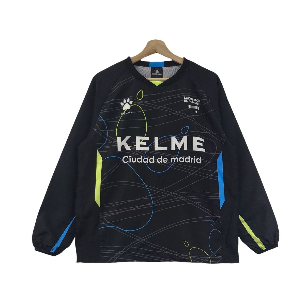 Vintage KELME CIUDAD DE Madrid Black Light Jacket | Grailed