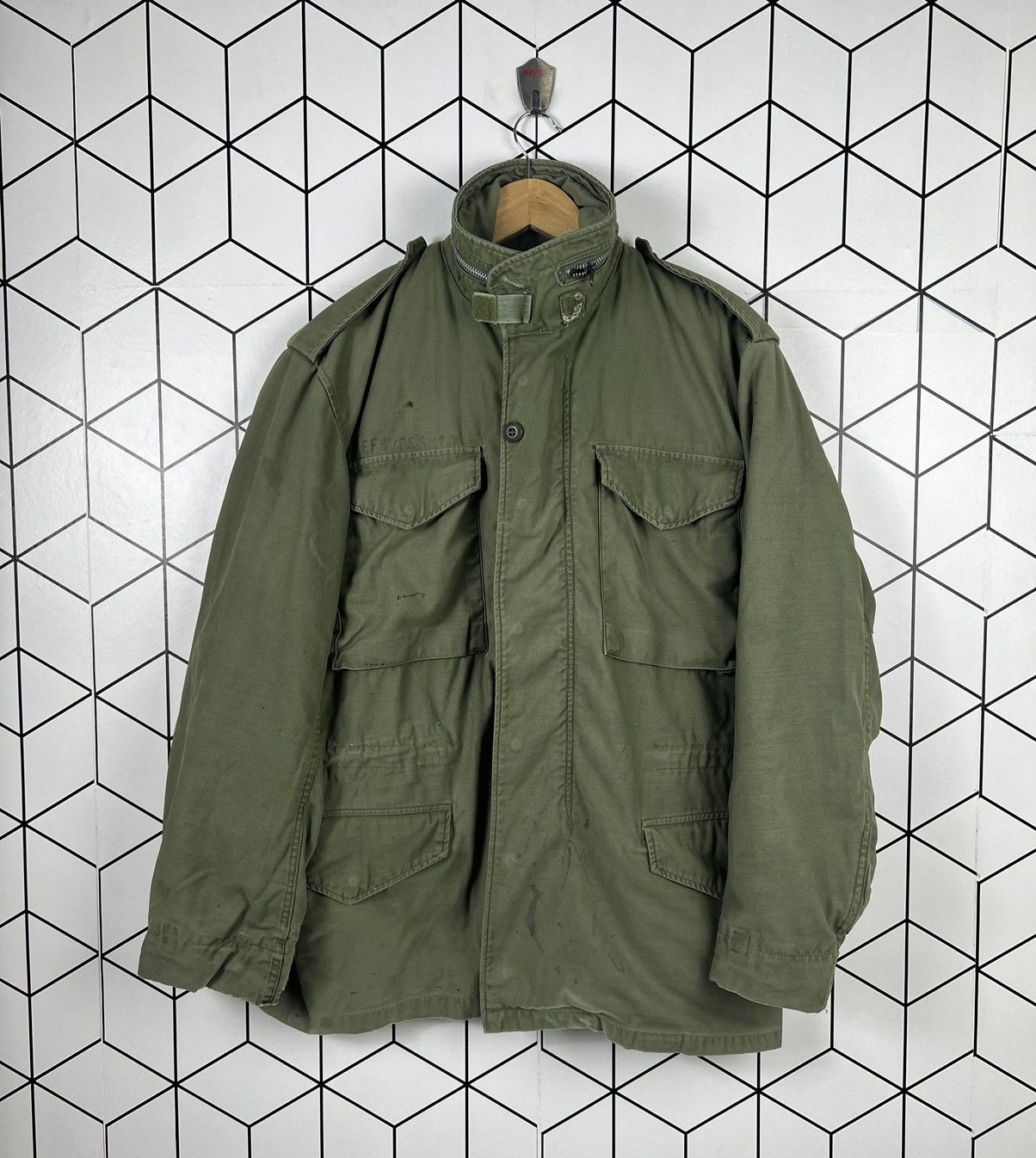 Vintage VINTAGE 80S MILITARY HEAVY WAR JACKET | Grailed