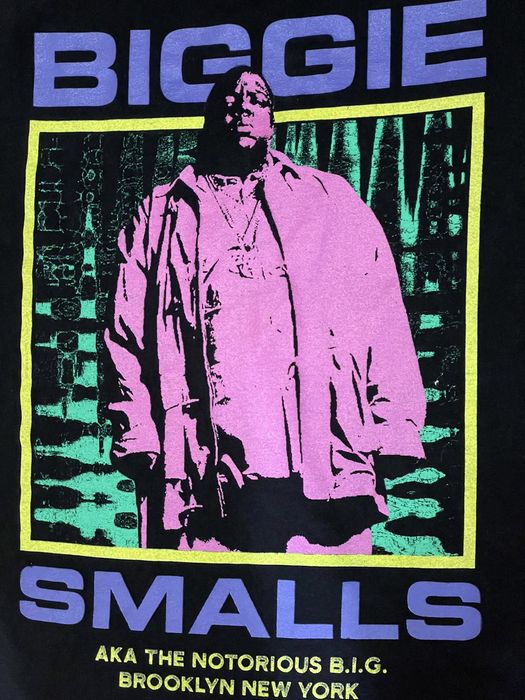 Tee Shirt Notorious BIG Biggie Smalls Neon Tee Shirt Size Small | Grailed