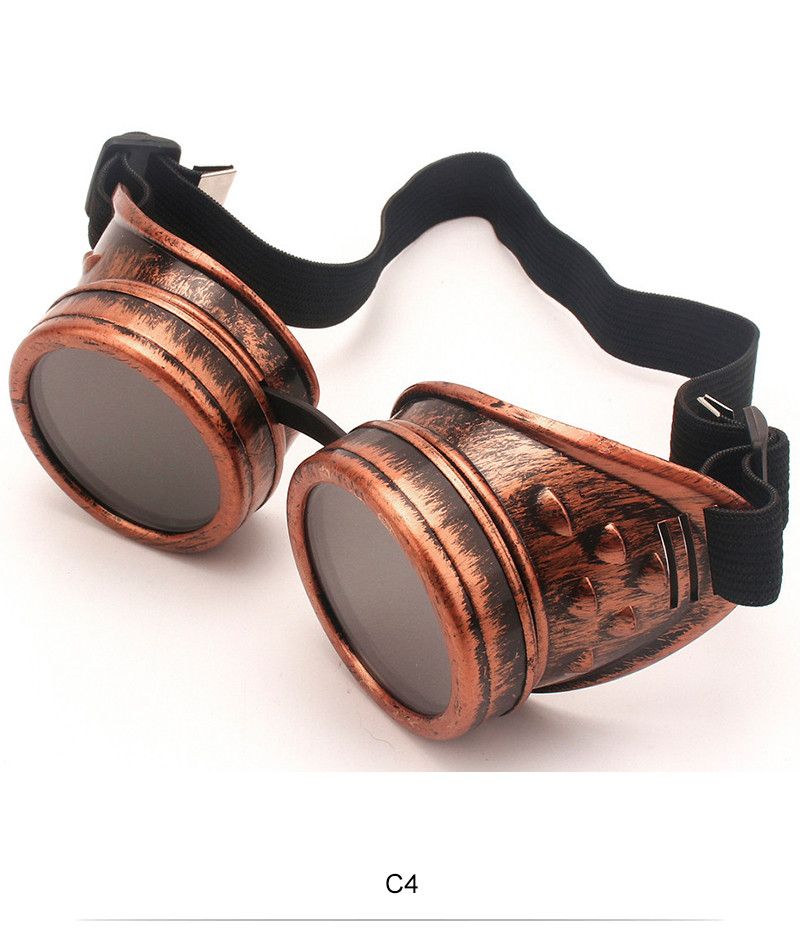 Designer × Streetwear × Vintage Steampunk Strap Goggles Adjustable ...