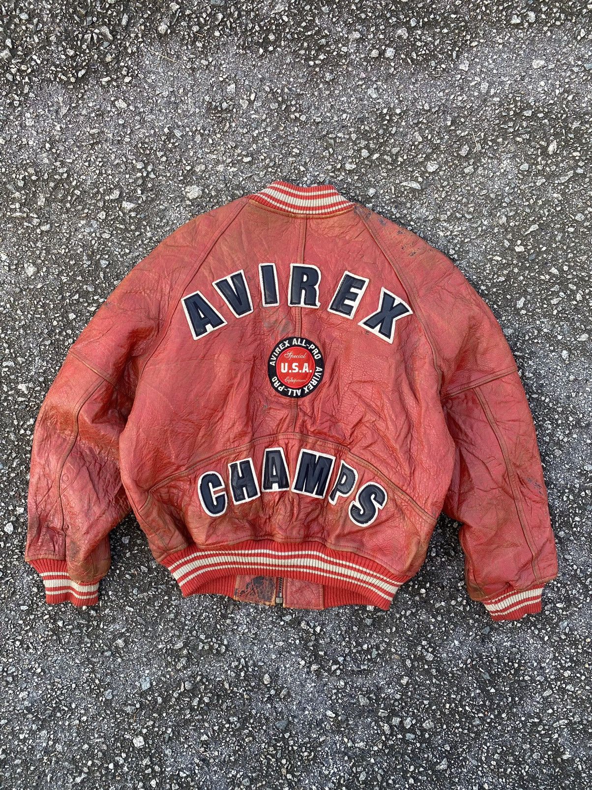 Avirex × Avirex Varsity Jacket × Vintage VINTAGE AVIREX CHAMPS VARSITY ...