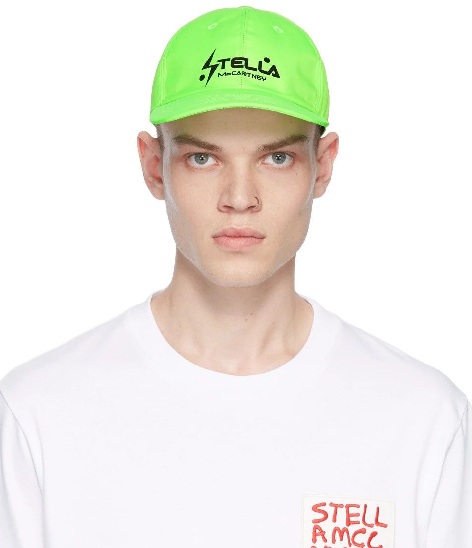 Stella McCartney STELLA MCCARTNEY x Tom Tosseyn neon green logo baseball cap | Grailed