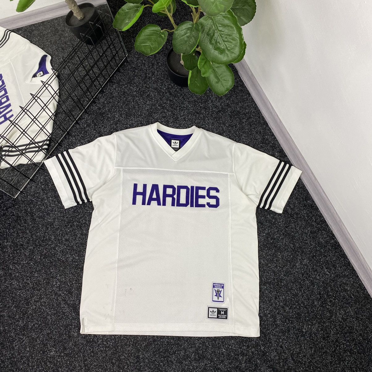 Adidas × Hardies hardware × Skategang Adidas Skateboarding x Hardies jersey White Purple Y2k ...