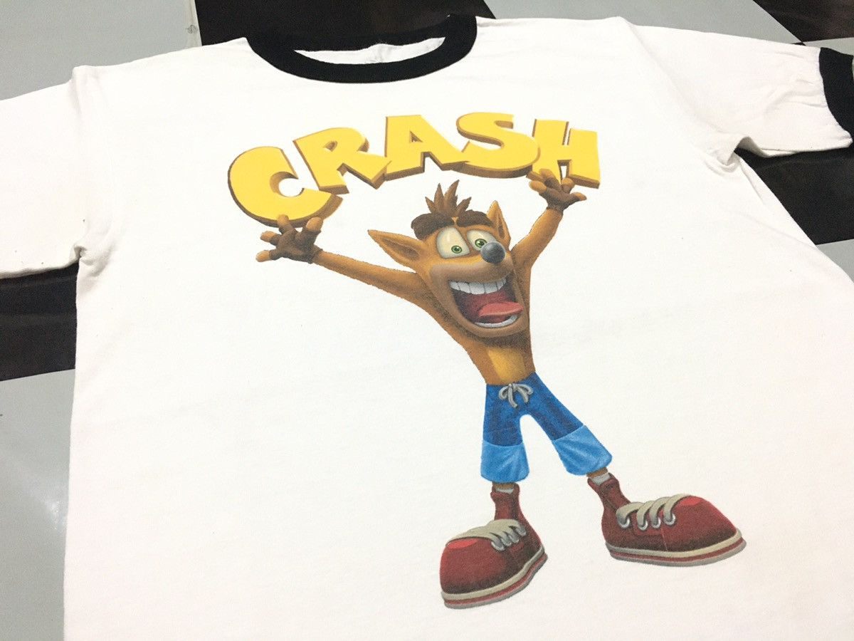 Cartoon Network × Playstation Crash Bandicoot Shirt PS1 Video game ...