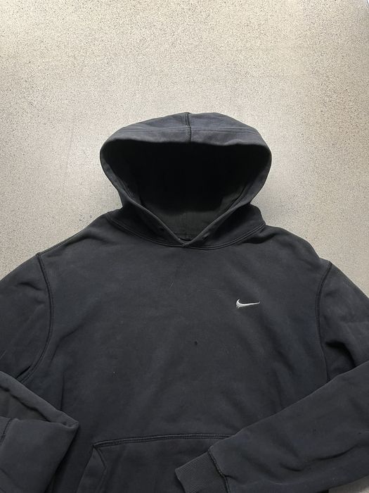 Nike Faded Nike Mini Swoosh Logo Hoodie | Grailed