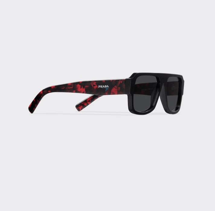 Prada PRADA SUNGLASSES TRIANGLE LOGO SPR22Y_E1AB_F05S0_C_056 | Grailed