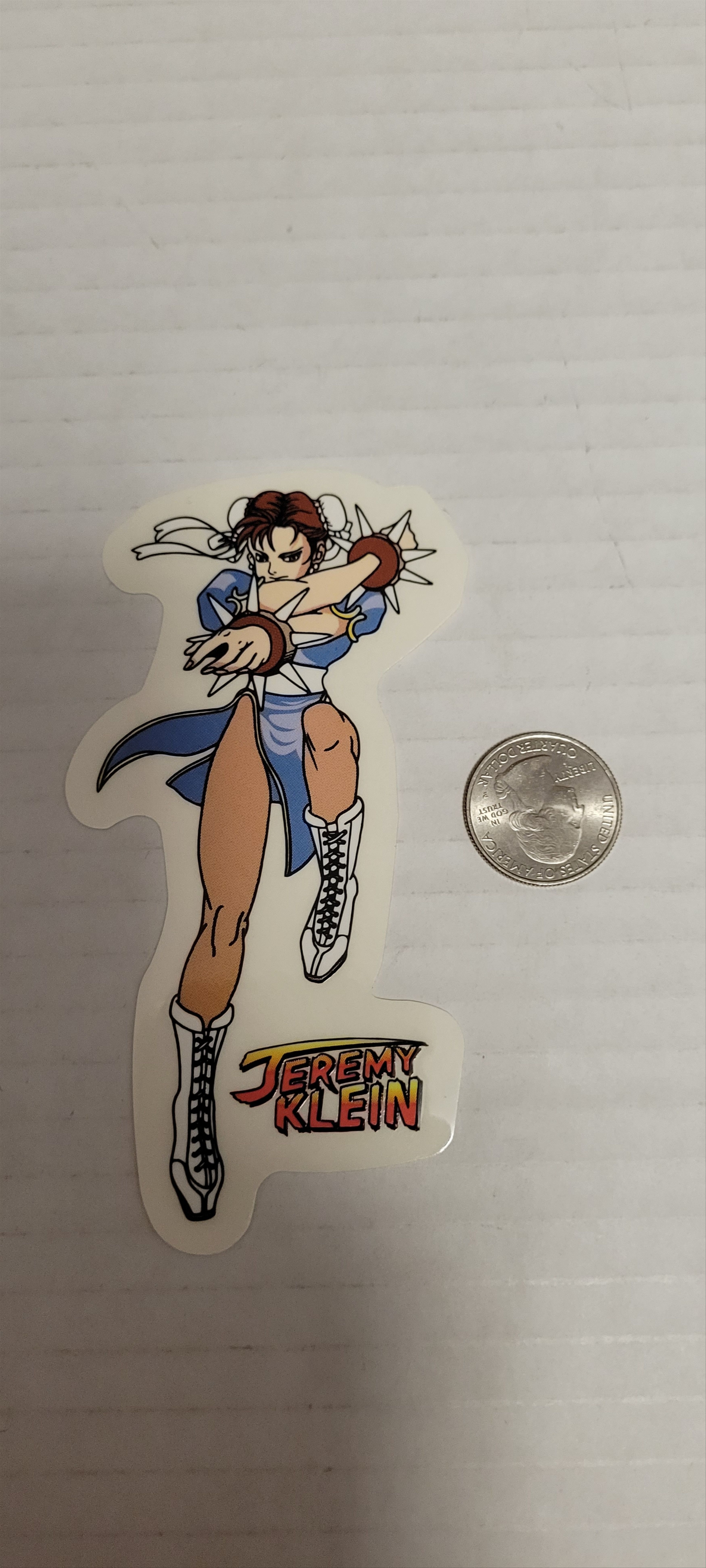 Hook-Ups JEREMY KLEIN CHUN LI STREET FIGHTER STICKER SUPREME FUCT | Grailed