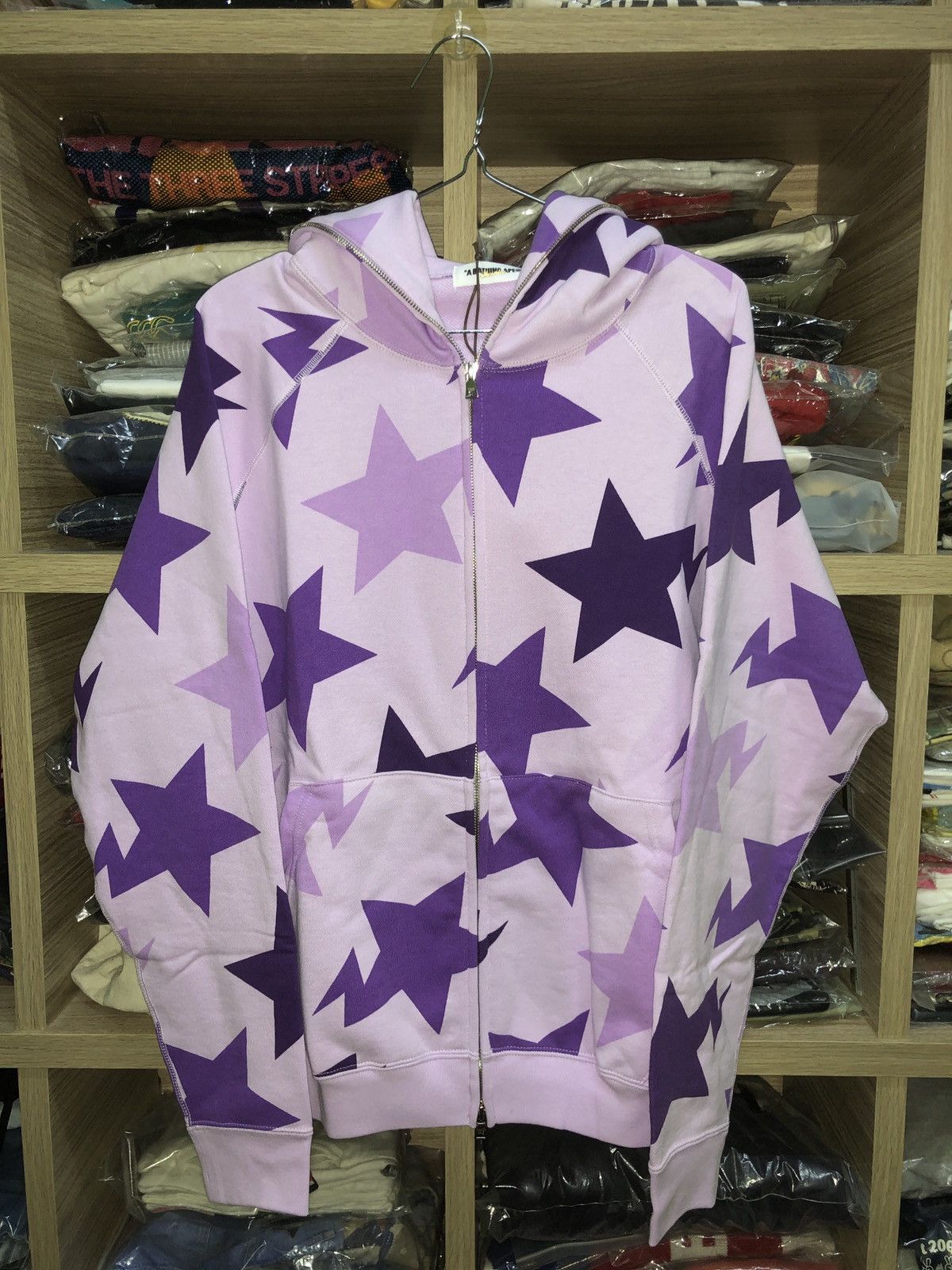 Bape BAPE TAIPEI STA PATTERN FULL ZIP HOODIE | Grailed