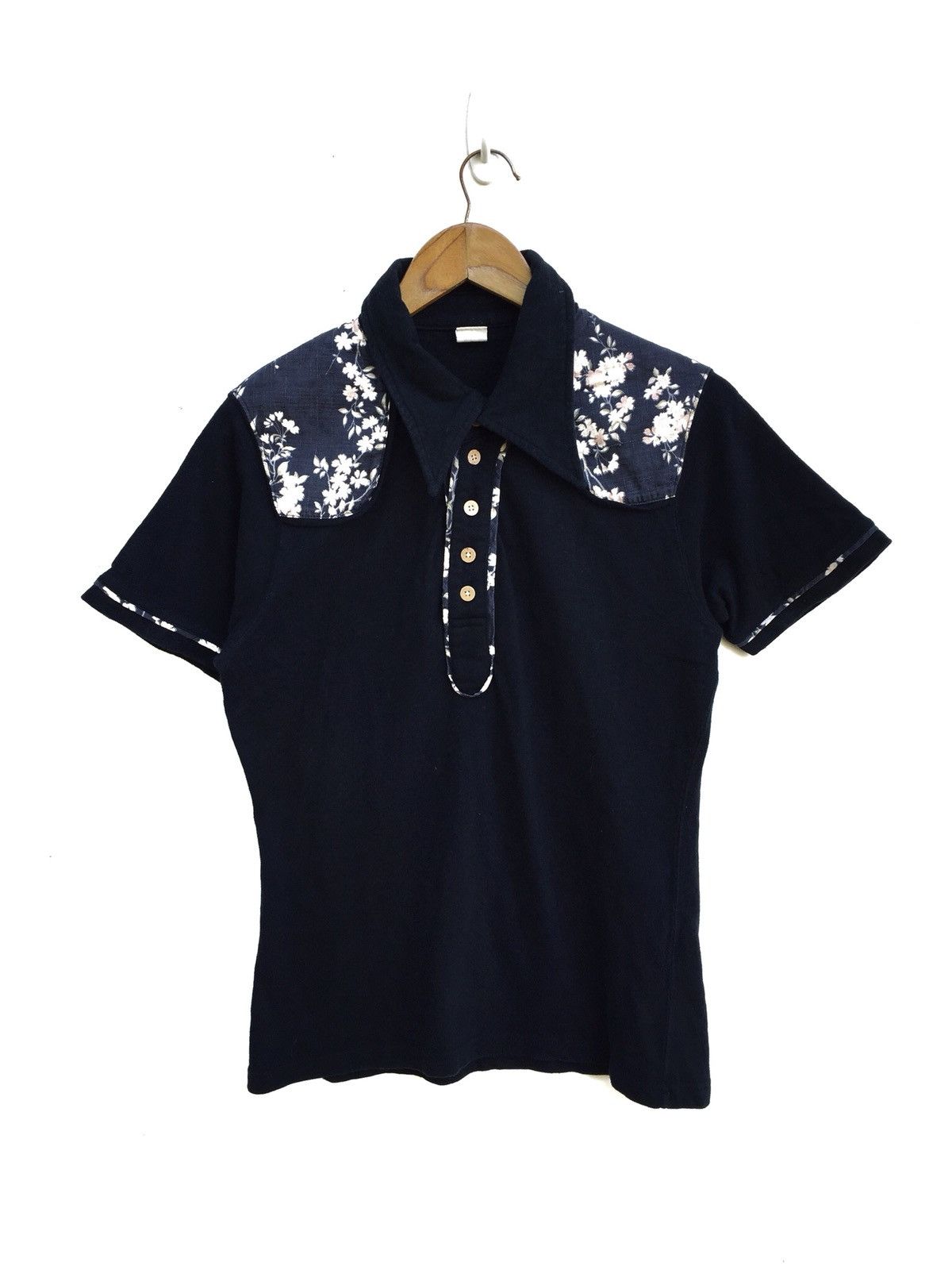 Eternal Eternal Sakura Flower Motive Japan Polo Shirt | Grailed