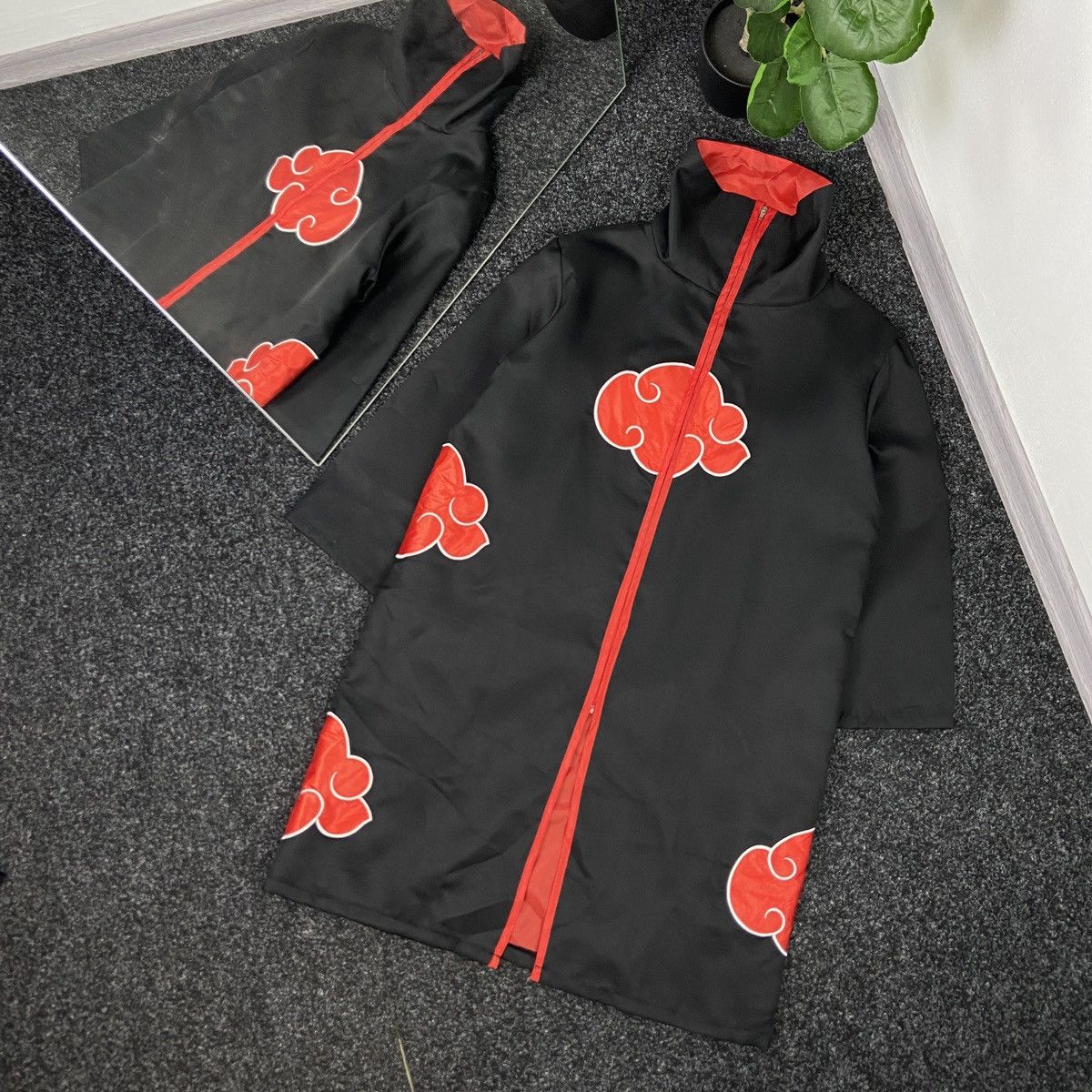 Custom JAPANESE ANIMA AKATSUKI LIGHT CLOAK NATURO Y2K STREETWEAR | Grailed