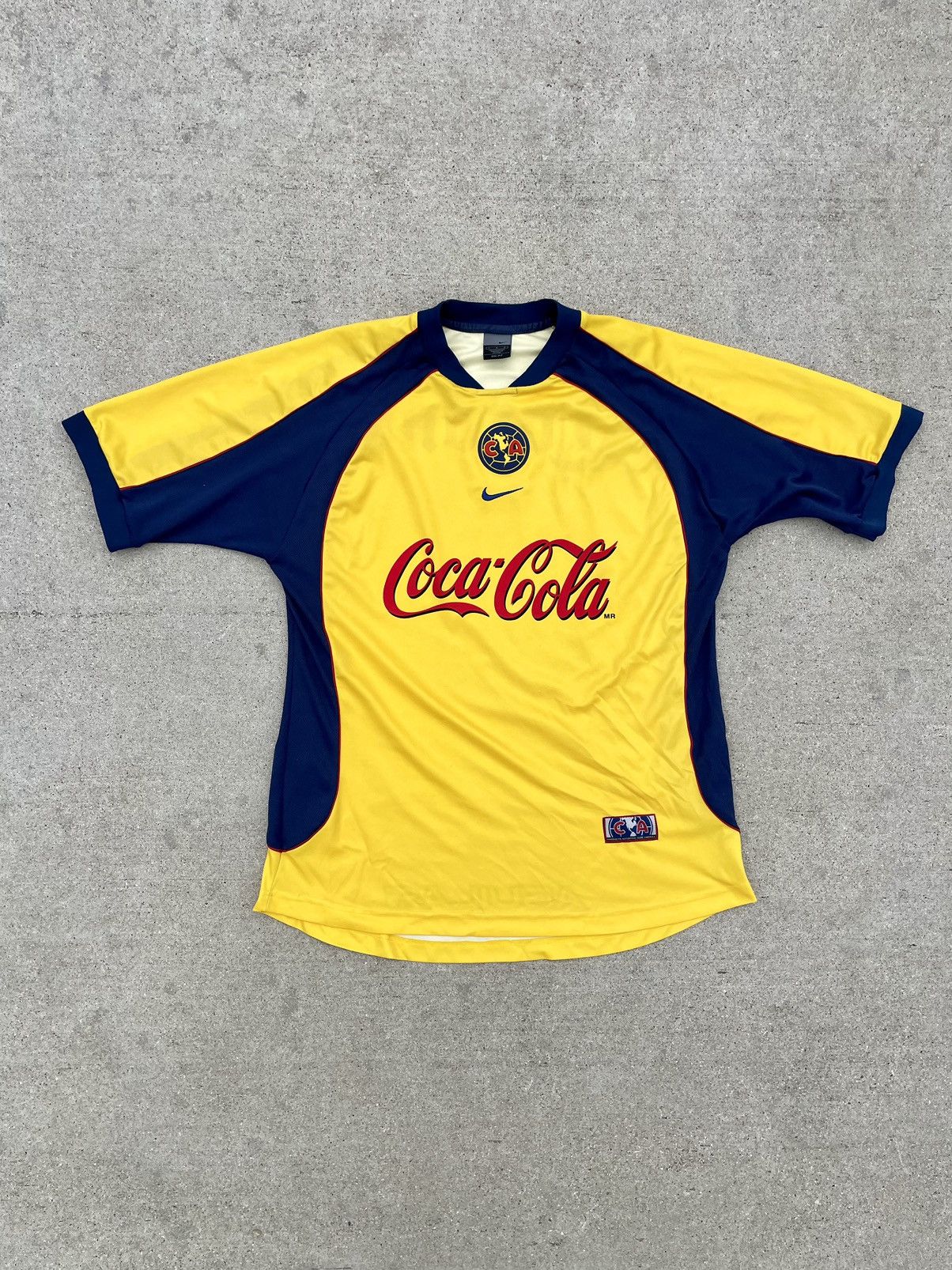 Nike × Vintage Vintage Y2K Club America Nike Center Swoosh Home Jersey ...