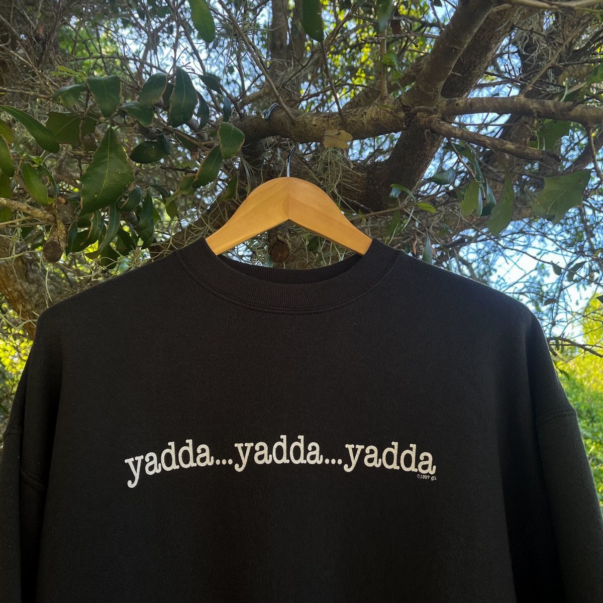 Humor × Streetwear × Vintage Vintage 1997 Yadda, Yadda Crewneck Humor ...