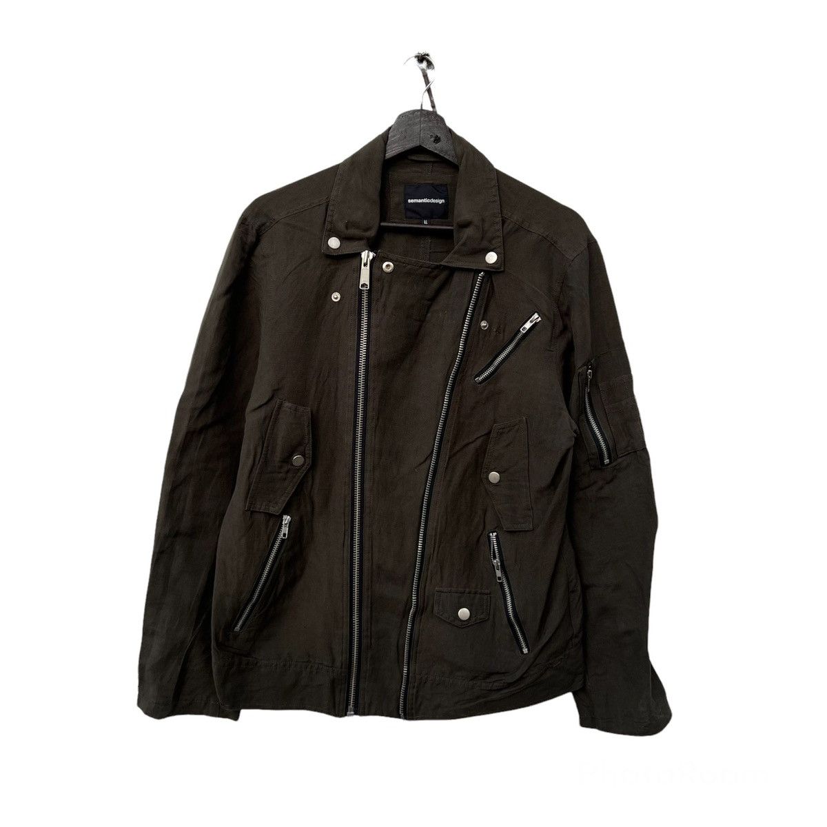 Japanese Brand × Seditionaries RARE DOUBLE BREAST PARACHUTE BIKER JACKET SEMANTIC DESIGN | Grailed