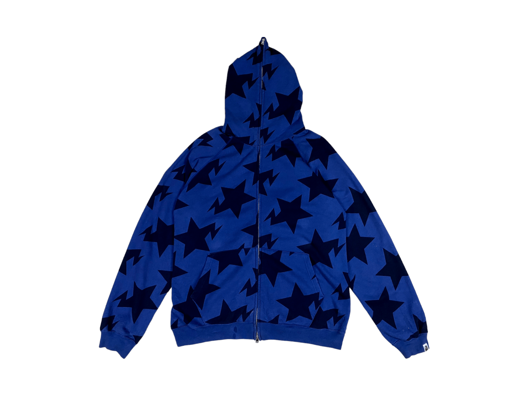 Bape Sta Pattern Full Zip Hoodie | Grailed