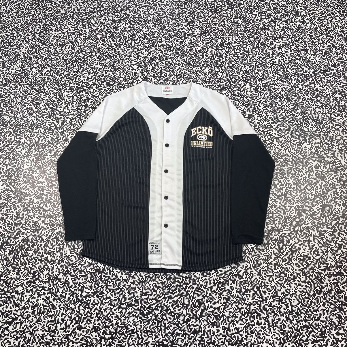 Ecko Unltd. × Streetwear × Vintage Vintage Y2K Ecko Unlimited Jersey Streetwear 90s Rap Style ...