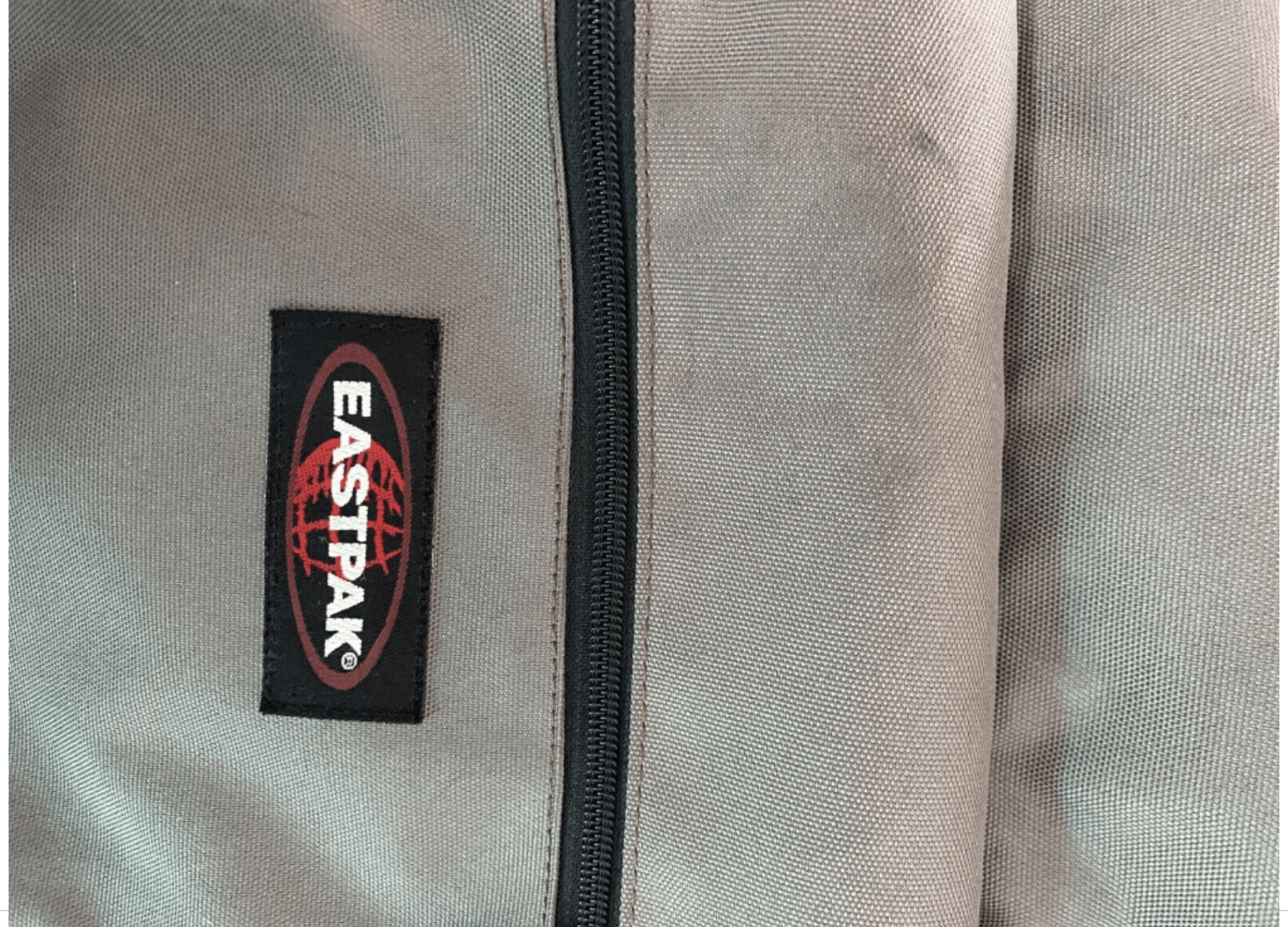 Eastpak Vintage Backpack Rare Front Flip Compartment Khaki/Beige | Grailed