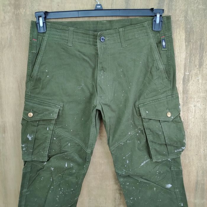 Green GRIDE PAINT CARGO PANTS | Grailed