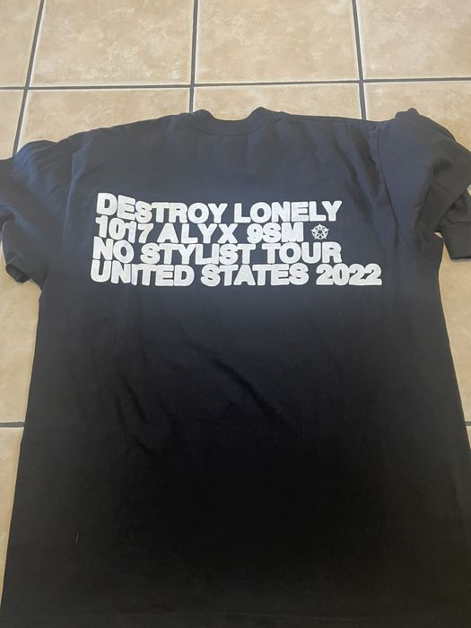 Streetwear Destroy Lonely x Alyx Tour Merch | Grailed