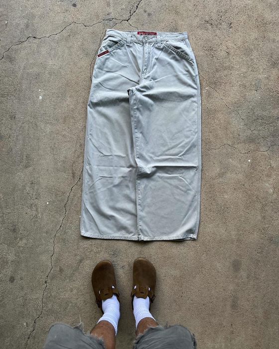 Vintage Vintage JNCO Wide Leg Khaki Pant Made in USA | Grailed