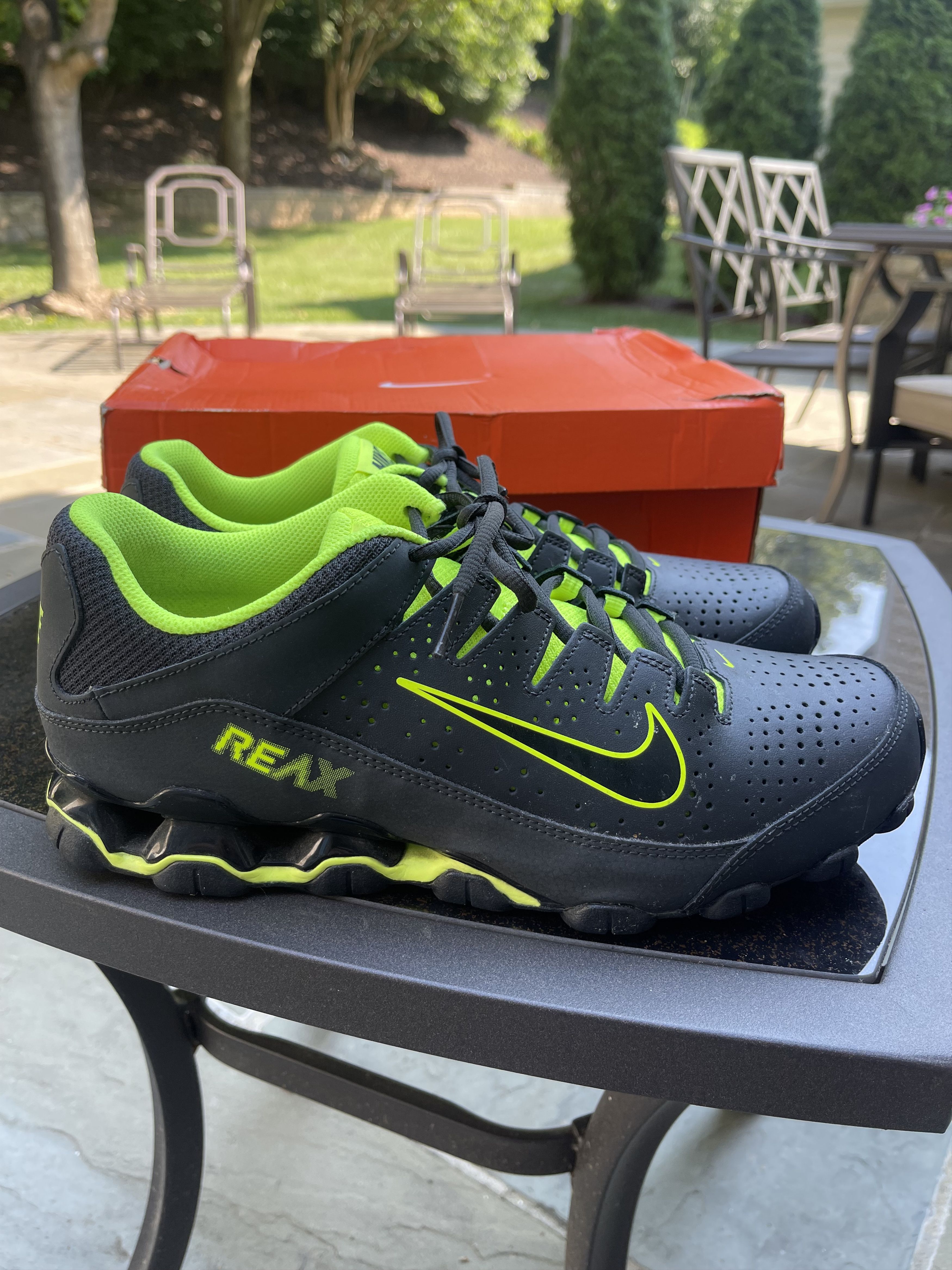 Nike Nike Reax 8 TR Black Volt Running Shoes | Grailed