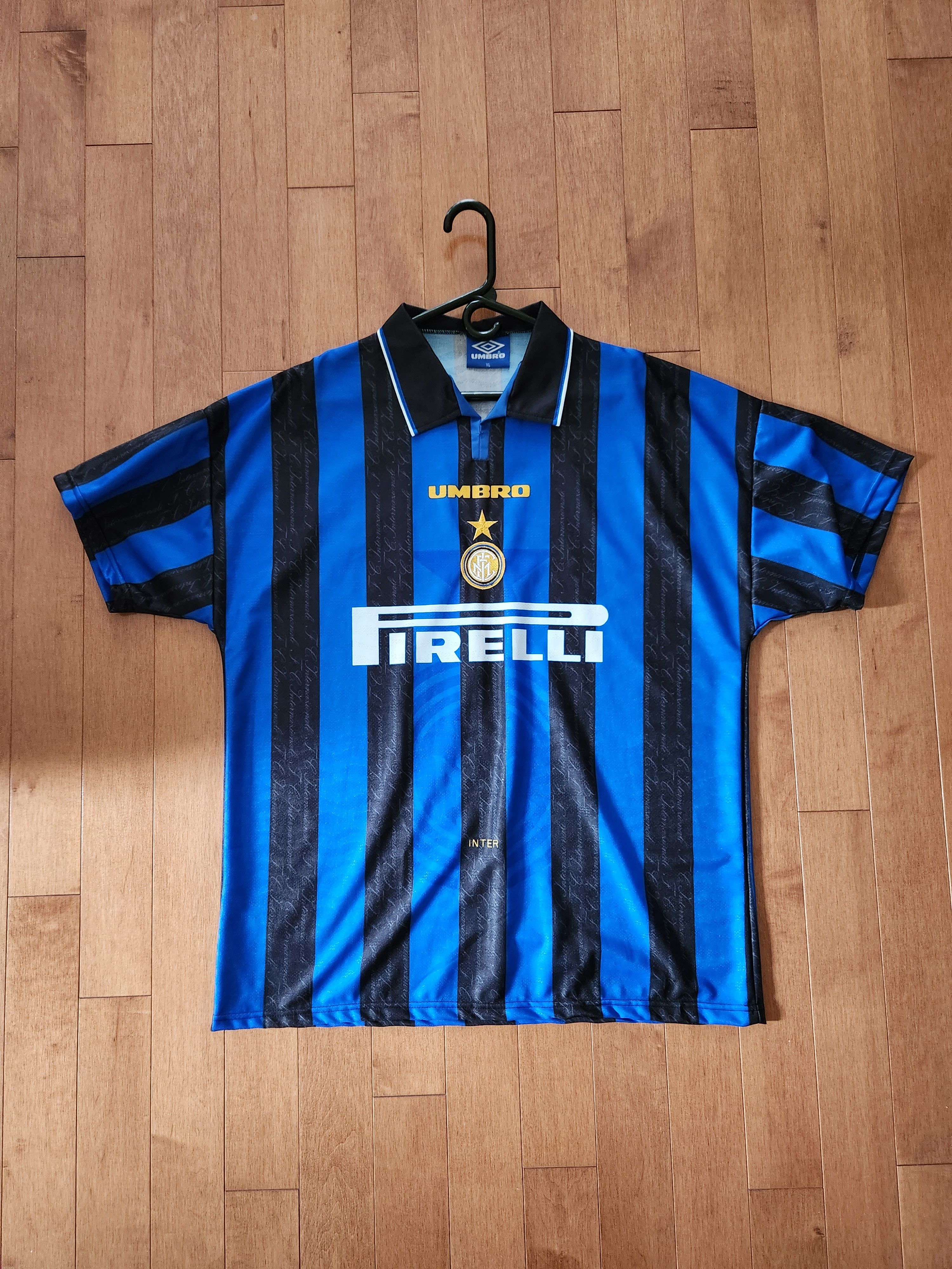 Umbro × Vintage Inter Milan 1996/97 Home Kit | Grailed