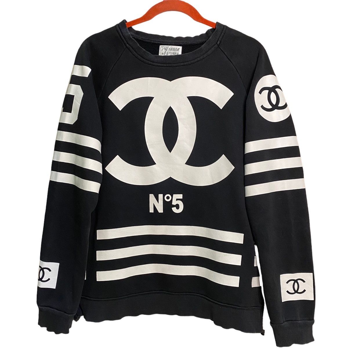 Homme + Femme La Homme Femme Coco Chanel No. 5 Sweatshirt Crewneck ...