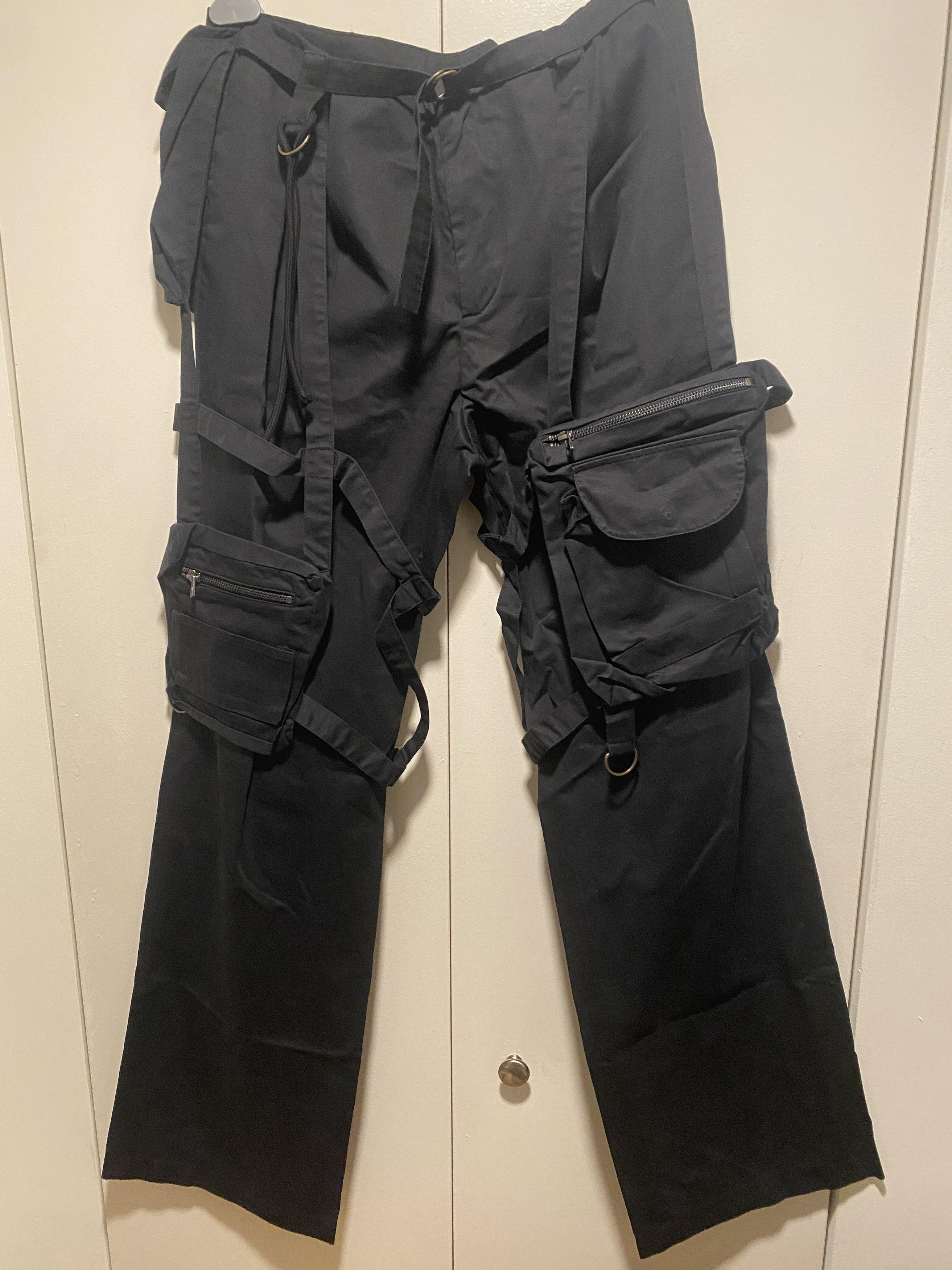 Raf Simons Archive REDUX SS03 CONSUMED CARGO BONDAGE POCKET CANVAS ...