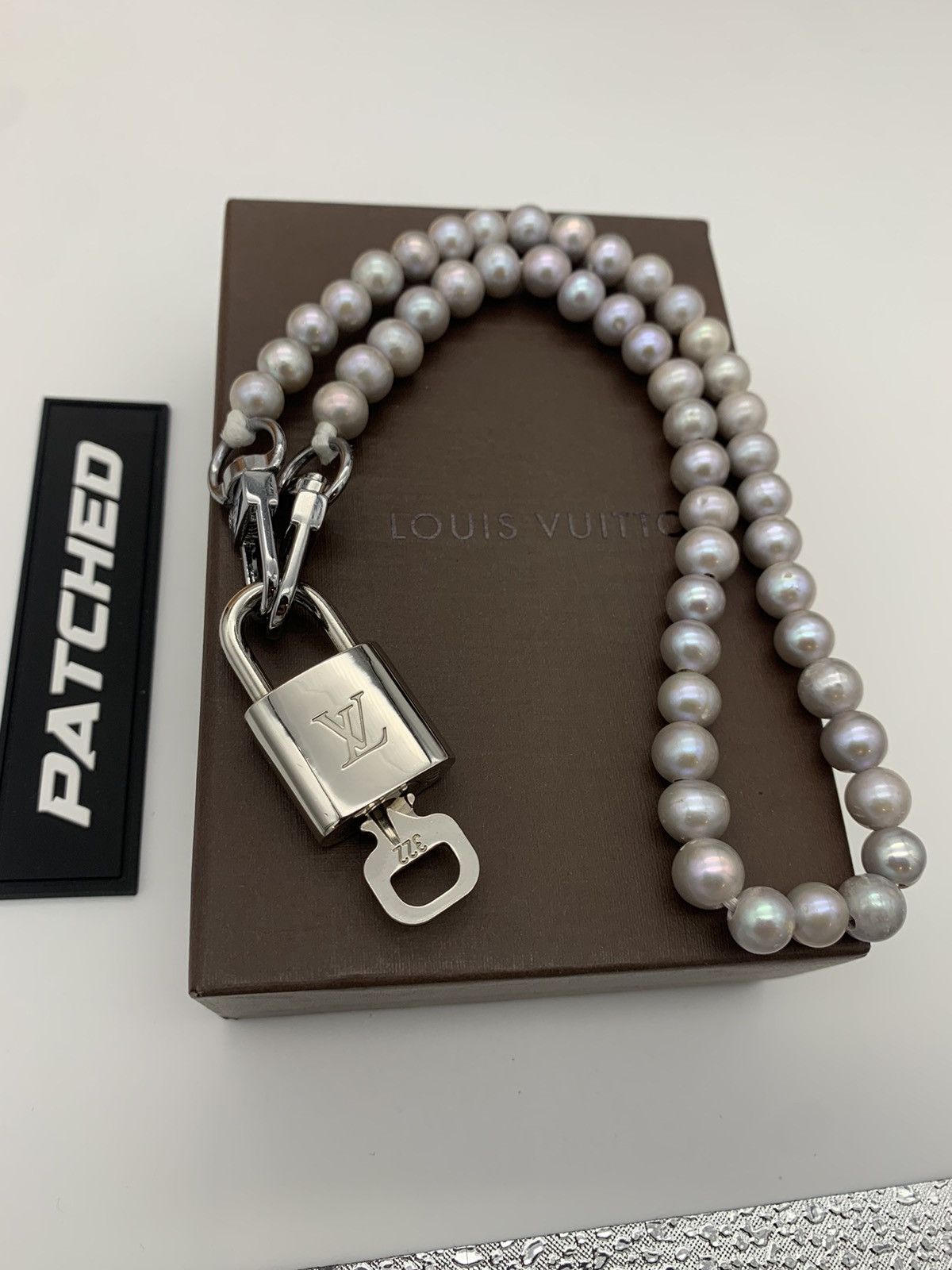 Louis Vuitton Louis Vuitton Lock Custom Necklace | Grailed