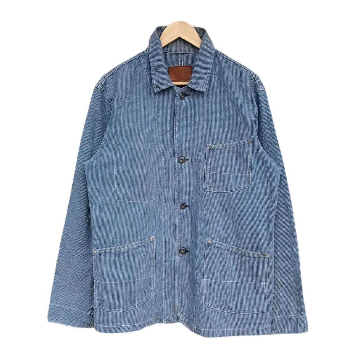 Gap GAP Hickory stripe chore jacket 4 pocket medium size | Grailed