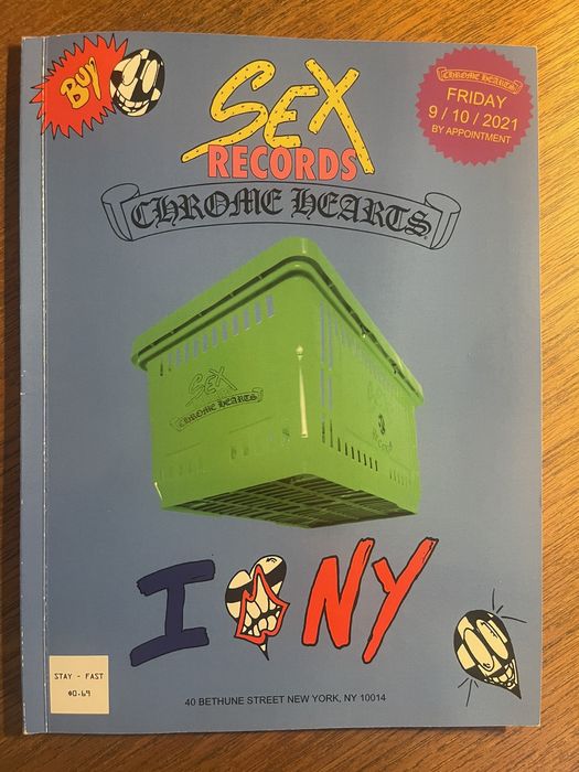 Chrome Hearts Chrome Hearts Sex Records Vip Invite Magazine Catalog Book Grailed