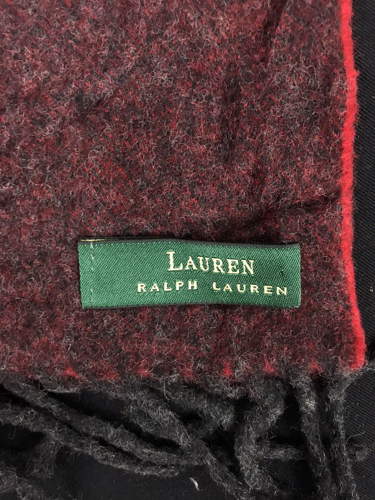 Ralph Lauren × Streetwear × Vintage RLL Ralph Lauren Plain Muffler ...