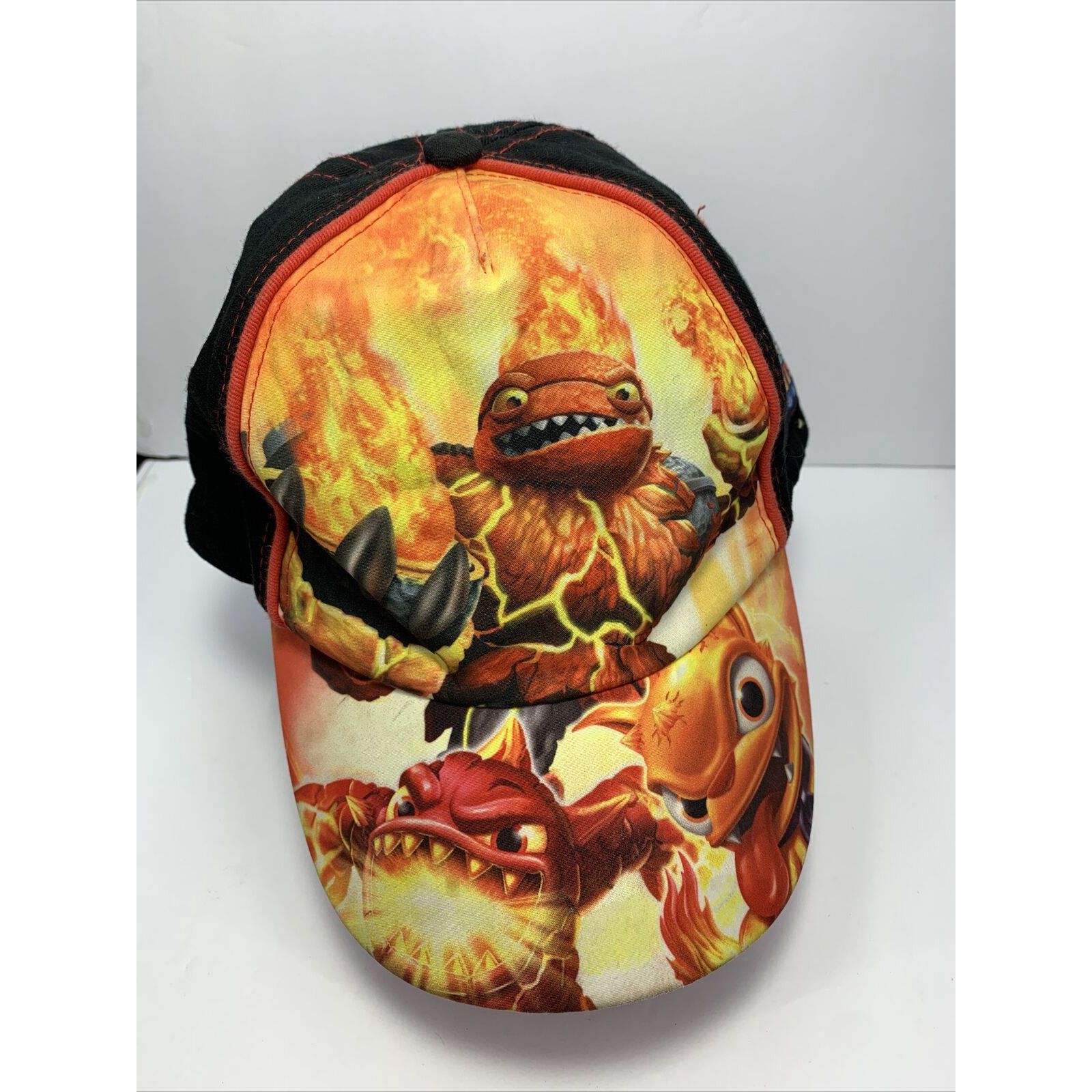 Vintage Skylanders Giants Hot Head Boys Printed Baseball Style Snapback ...