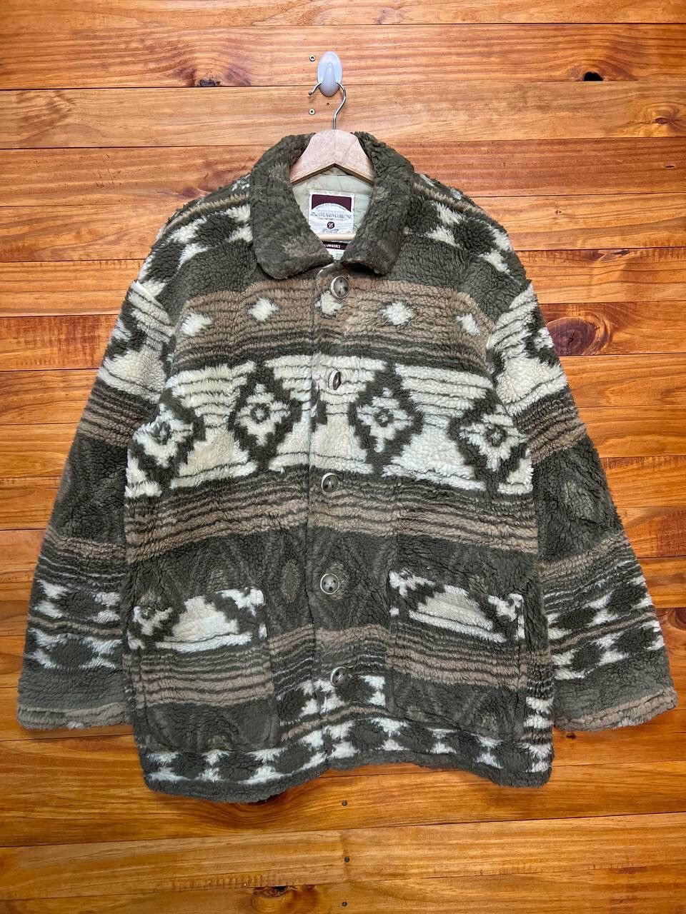 Vintage VINTAGE NATIVE FLEECE JACKET | Grailed
