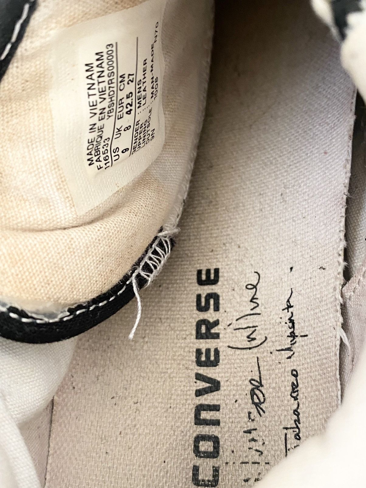 Converse Converse X Number (N)ine Odessa OX | Grailed